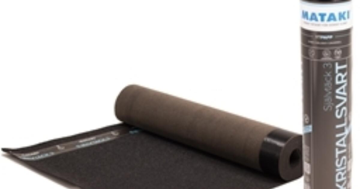 TAKPAPP SJÄLVTÄCK 3 SVART 7X1M | Österby Brädgård